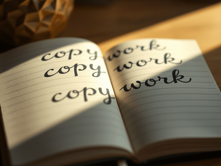 Thoughts on copywork – Andy writes!